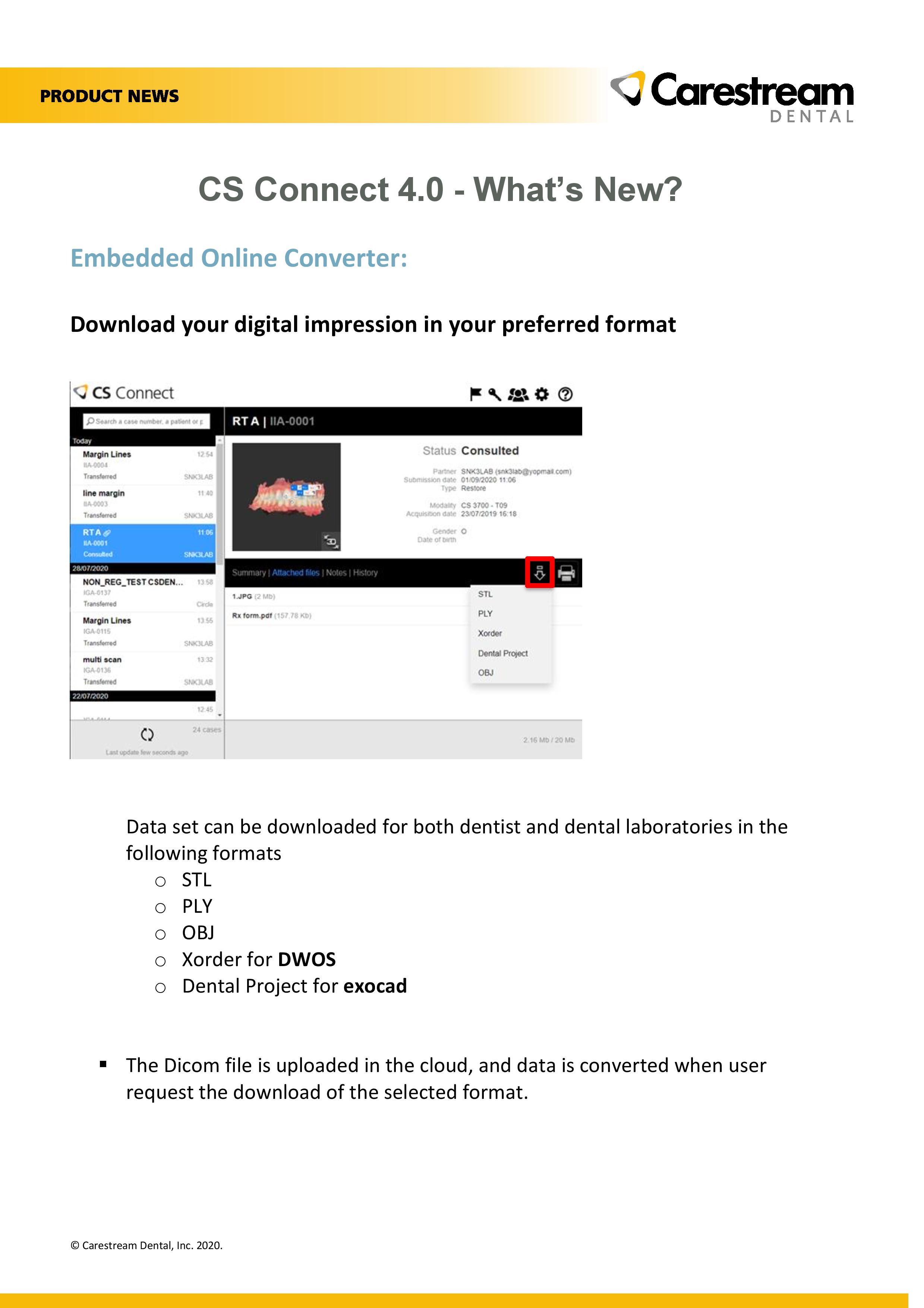 DEXIS IS Connect v1.2