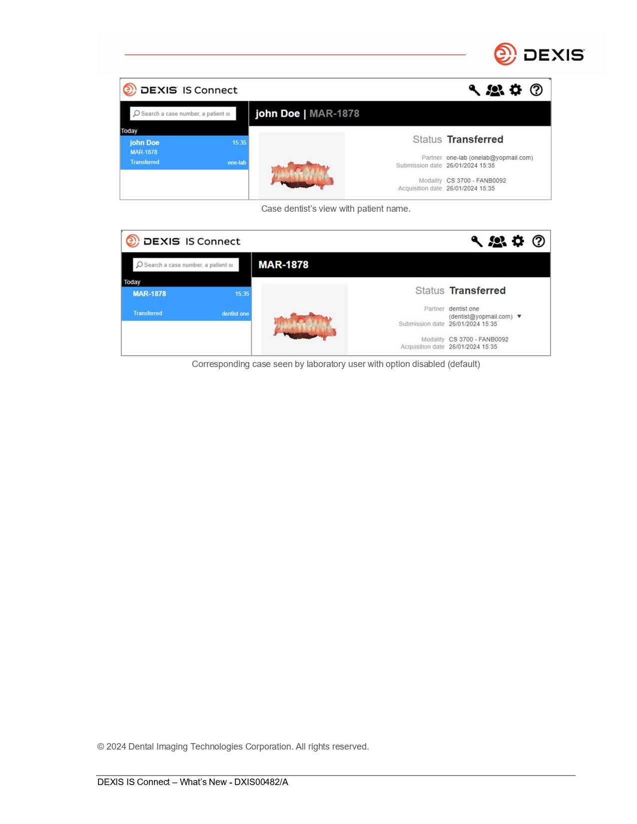 DEXIS IS Connect v1.2
